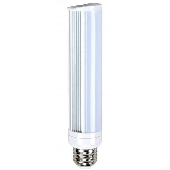 Satco S8757 Lumos LED PL Medium E26 8 watt 277V 3500K Light Bulb