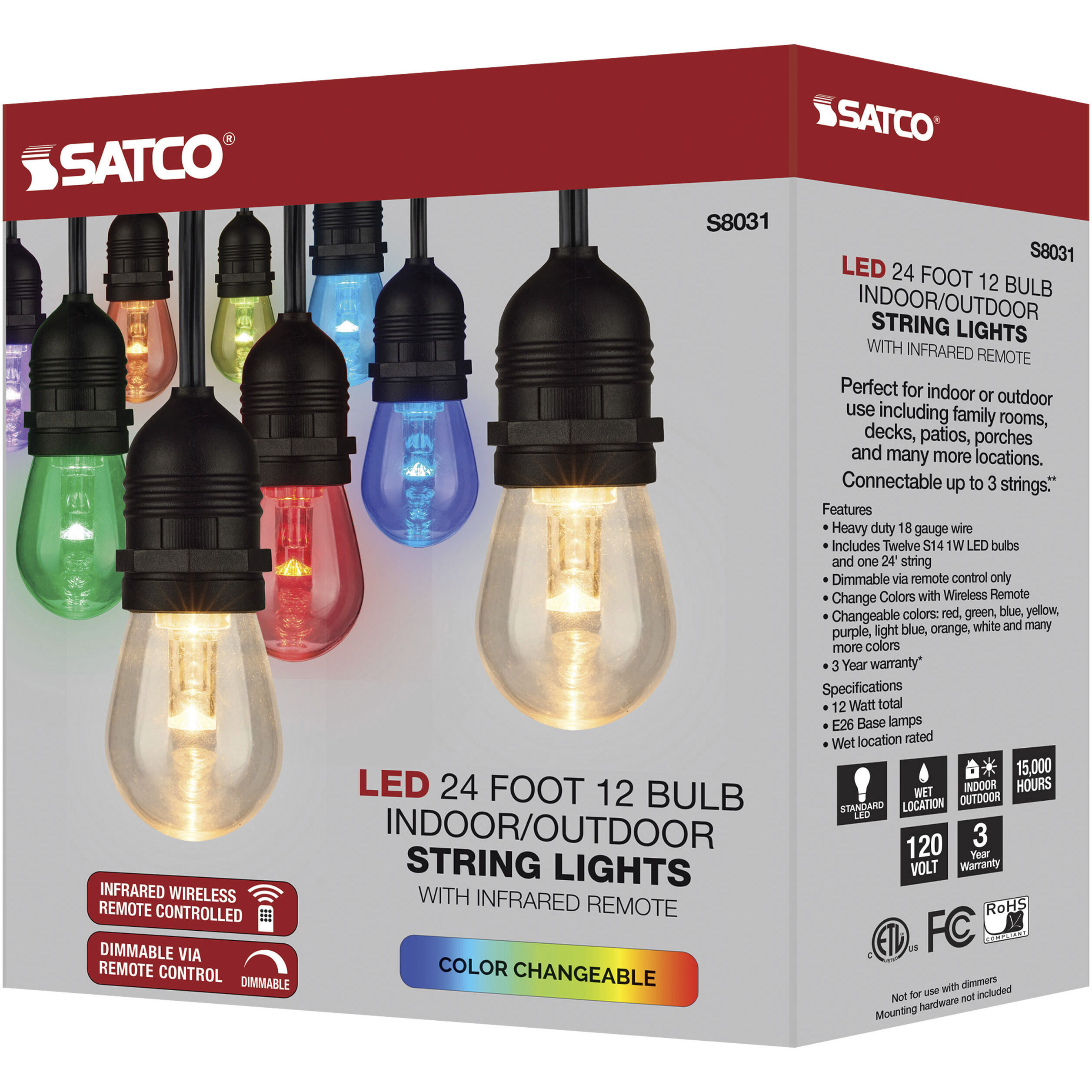 how many hours do string lights last